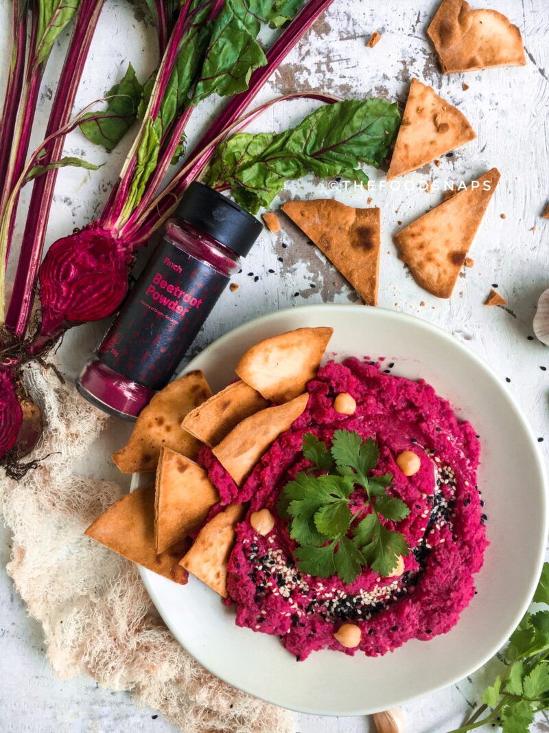 Beetroot Hummus - TheFoodSnaps
