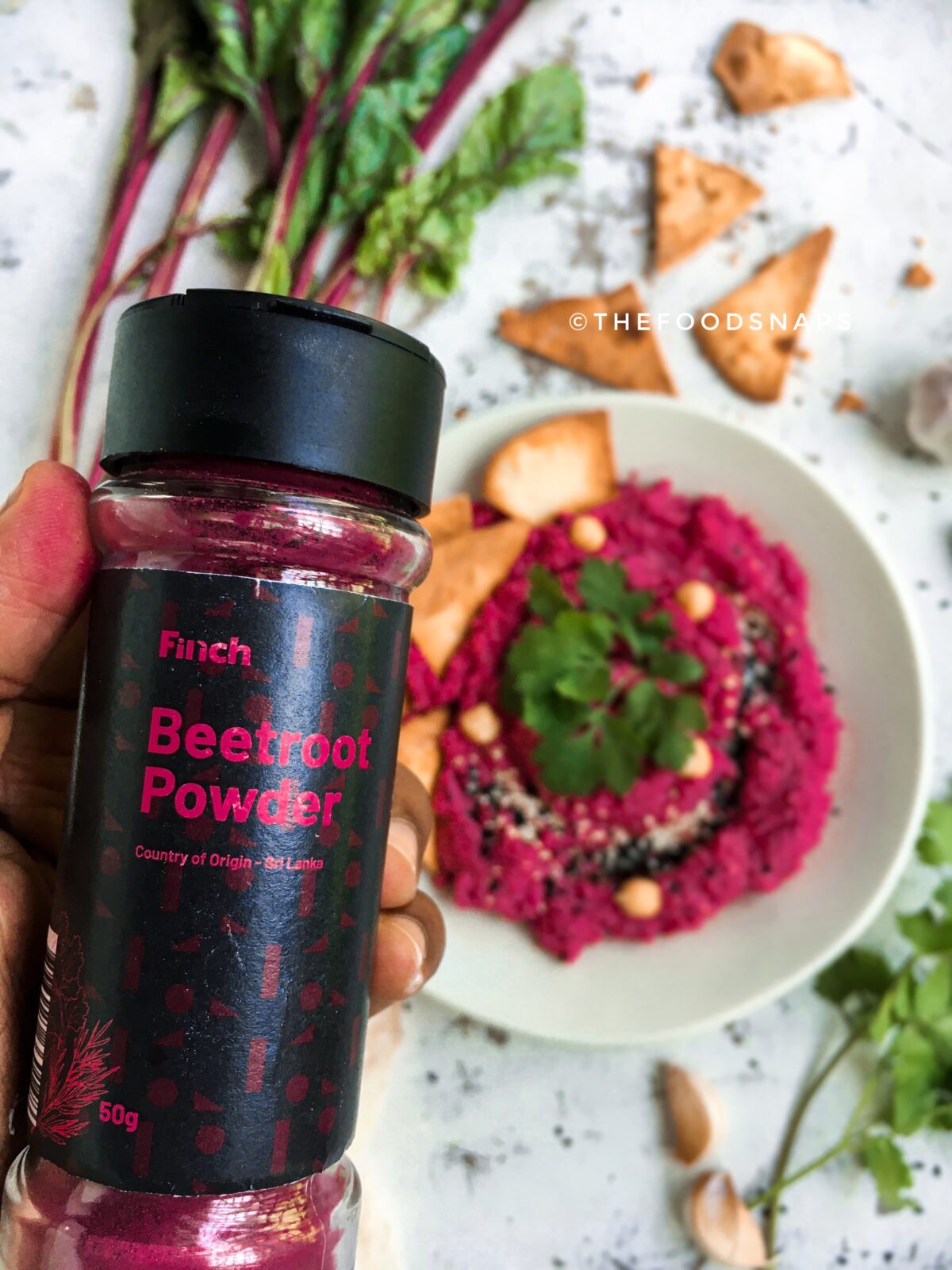 Beetroot Hummus - TheFoodSnaps