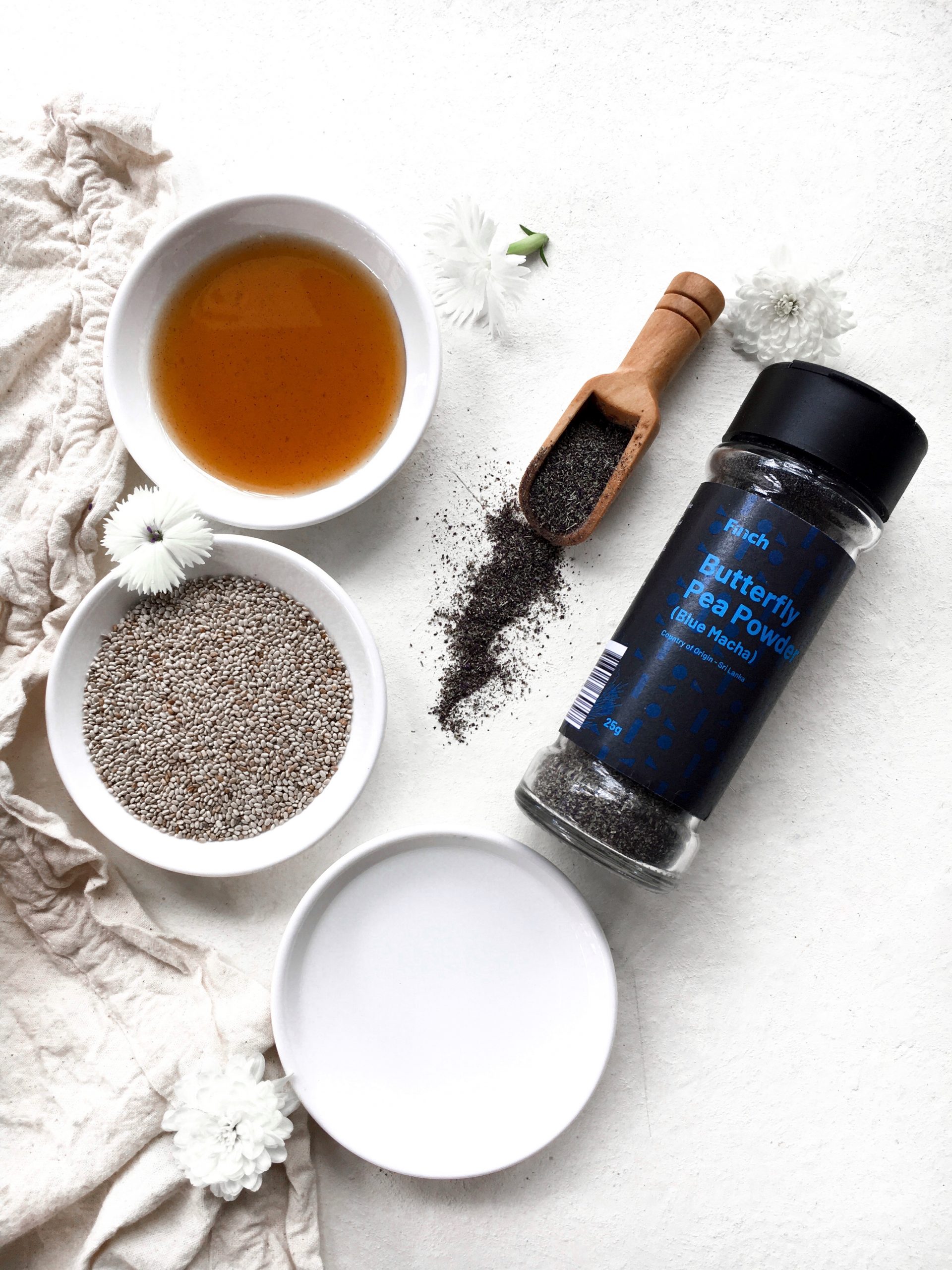 Butterfly Pea Chia Pudding - TheFoodSnaps