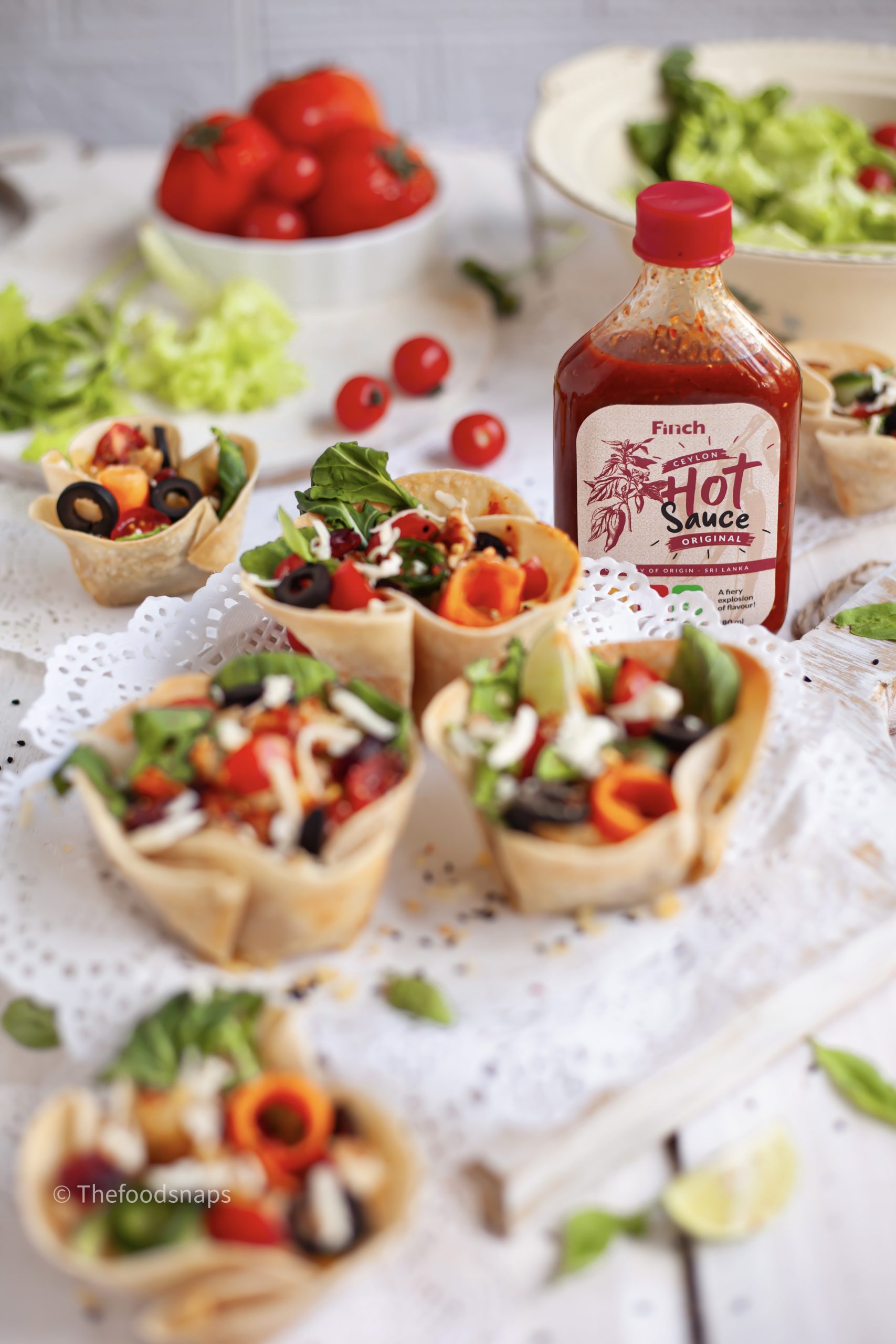 Hot Paneer Scramble Cups - TheFoodSnaps