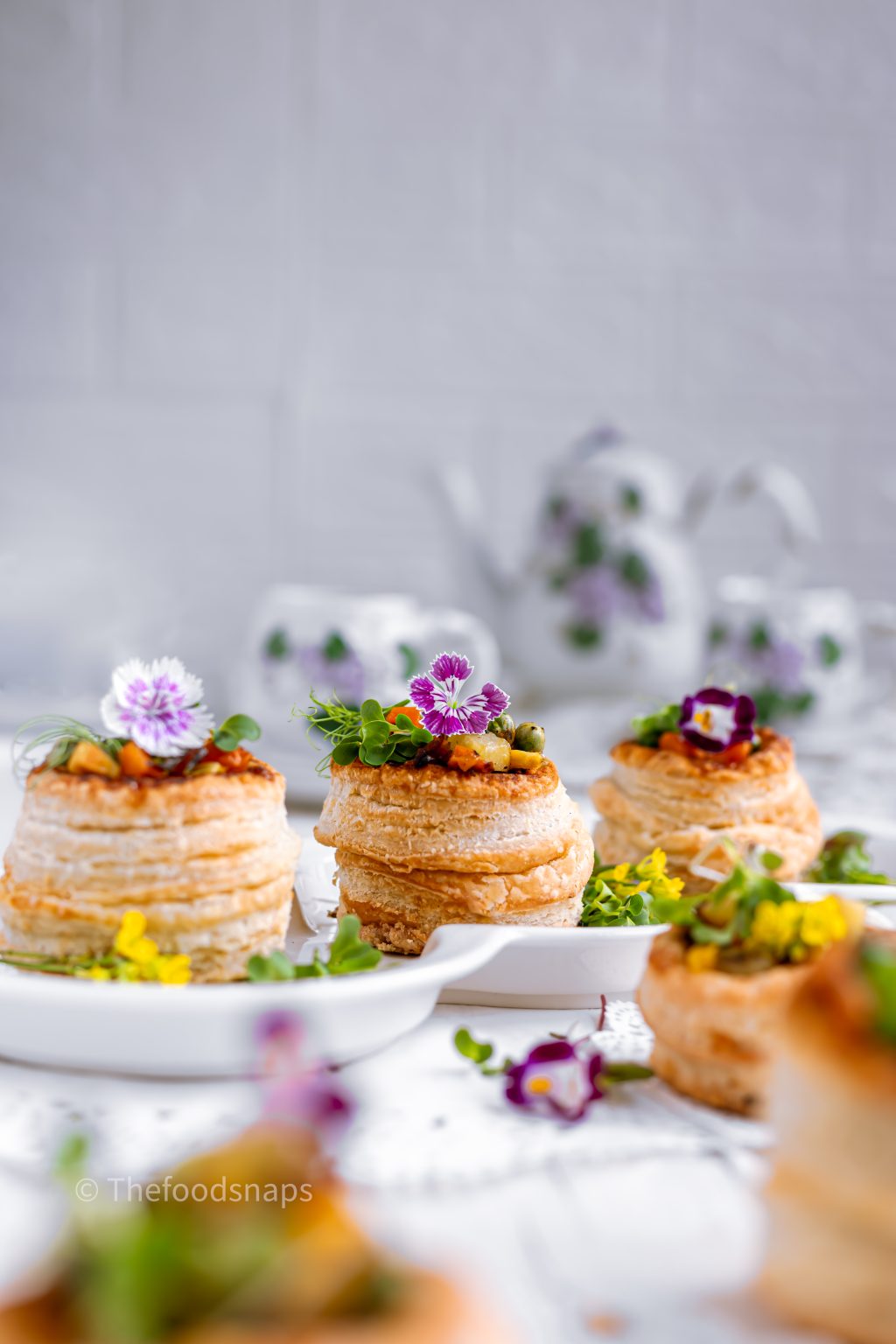 Tuna Pastry Baskets - TheFoodSnaps
